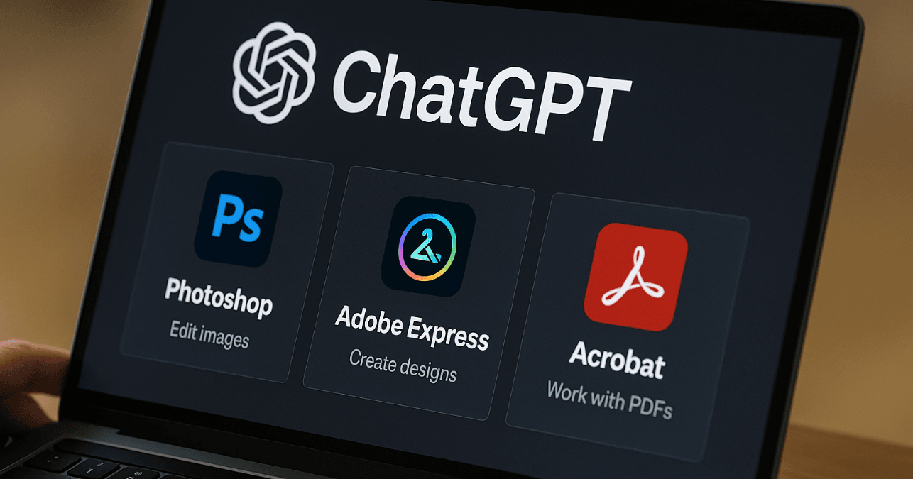 Adobe lleva Photoshop, Acrobat y Express directamente a ChatGPT